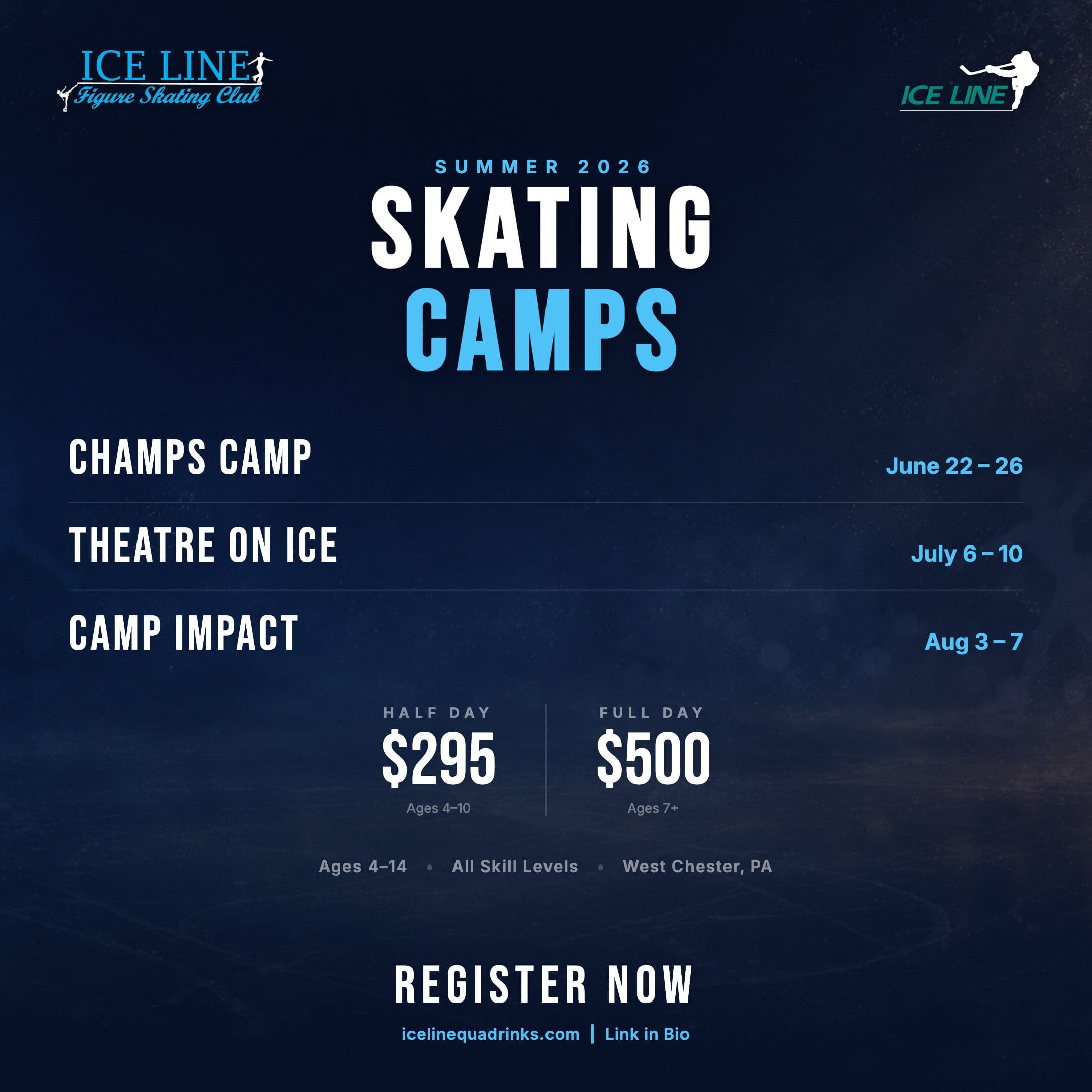 Figure Skating Camp: Theatre On Ice — Week of 2026-07-06 - Ice Line ...